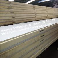 China Polystyrene Refrigerator Room Panels 42kg Density With Color Steel / Stainless Steel Plate	External for sale