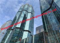 China Laminated Insulation Glass Facade Curtain Wall High Rise Commercial Building for sale