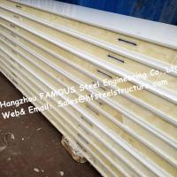 China Insulation Material Polyurethane Cold Room Panel 12kg Density For Cold Storage for sale