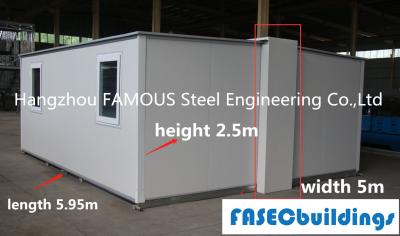 China Rock Wall Panel Prefab Expandable Container House 20ft Super Easy Installation for sale