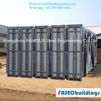 China Rock Wall Panel Prefab Expandable Container House 20ft Super Easy Installation for sale