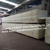 China Floor / Ceiling 50mm 75mm Insulated Cold Room Panel Freezer Wall Panels for sale