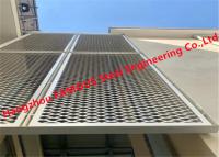 China Perforated Screening Wall Panels PVDF Coated Aluminum Honeycomb Panel 20mm for sale