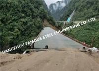 China 200 Type Double Lane Steel Bailey Bridge 50 Tons Load Capacity Galvanized Construction for sale