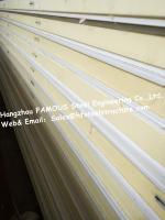 China 150mm 200mm PU Sandwich Panels / Freezer Room Panel With Camlock Joint for sale