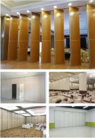 China Movable Acoustic Wall Partition Hotel Restaurant Divider Electric Motorized for sale