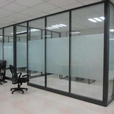 China Customized Glass Curtain Rectangle Wall Double Glazed Partition Waterproof for sale