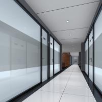 China Customized Glass Curtain Rectangle Wall Double Glazed Partition Waterproof for sale