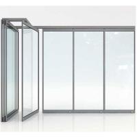 China Rectangle Glass Partition Wall  Easy Installation With High Transparency for sale