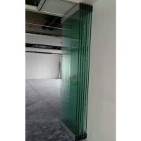 China Rectangle Glass Partition Wall  Easy Installation With High Transparency for sale