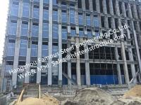 China Double/Triple Insulated Fire Glass Stick Curtain Wall System with 50-60mm Sightlines for Complex Facades for sale