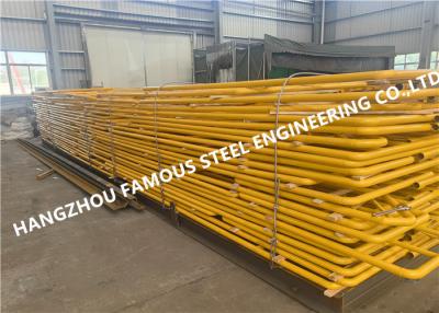 China Painted Q235b Steel Structural Handrail Fence Fabrications Surrounding System for sale
