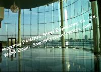 China Tinted Color Invisible Frame Aluminum Glass Façade Curtain Wall with 6mm+12A+6mm Double Glazed Spandrel Glass Insulation for sale