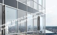China Structural Aluminum Framed Glass Façade Unitized Curtain Wall System with Low-E Coating - 4m Length, 1.5m Width for sale