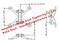 China Spider Glass Façade Curtain Wall System with 984mm × 984mm × 8mm Tempered Glass and 4.3mm Aluminum Frame for sale