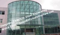 China Spider Glass Façade Curtain Wall System with 984mm × 984mm × 8mm Tempered Glass and 4.3mm Aluminum Frame for sale