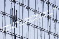 China Point Fixed Glass System Curtain Walls with 5mm-12mm Tempered Glass and Cable Tensioned Façade Support for Commercial Buildings for sale