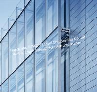 China Double-Skin Façade Glass Curtain Wall System with 40mm Height and 2m Length - Thermal Insulated Laminated Glass for Commercial Buildings for sale