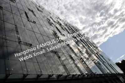 China Double Glass Wall Ventilated Façade with 1.4-2.5mm Aluminium & Custom 2m Length for Office Buildings for sale