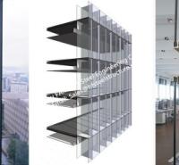 China Double Glass Wall Ventilated Facade Office Building Glass Curtain Wall Stick Built System for sale