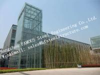 China Stainless Steel Fin Fully Spider Fitting Frameless Glass Curtain Wall for showroom for sale