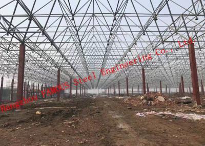 China Huge Span Steel Frame Buildings , Steel Structure Building Convenient Installation for sale