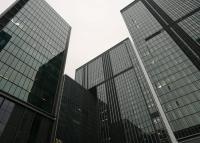 China Hidden Framed Tempered Double Layer Glass Curtain Walling Low Rise Steel Building EPC Project for sale