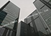 China Hidden Framed Tempered Double Layer Glass Curtain Walling Low Rise Steel Building EPC Project for sale