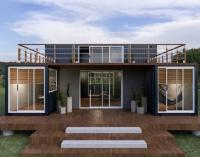 China Fast Assemble 2 Bedrooms Camp Portable Sliding Camp Expandable Container House with Lowest Price for sale