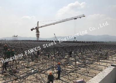 China Industrial Prefab Steel Buildings With Hot Dipped Galvanized Surface Treatment for sale