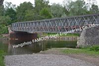 China Custom Steel Bailey Bridge - Portable Modular Structure with 90m Span Capacity and 10-40mm Steel Plate Thickness for sale