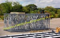 China Custom Steel Bailey Bridge - Portable Modular Structure with 90m Span Capacity and 10-40mm Steel Plate Thickness for sale