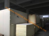 China Cold Storage Room Panels Hinge Door Camlock PU Panels 200mm For Frozen Food for sale