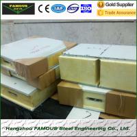 China Industrial Polyurethane Freezer Sandwich Cold Room Panel For Refrigeration Unit 960mm Width for sale