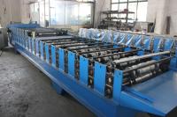 China Steel Tile Corrugated Roll Forming Machine 16 Stations 0.4-0.8mm Material 5.5KW Power Chain Gear Drive for sale