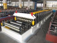 China Double Layer Corrugated Roll Forming Machine 5.5KW Chain Drive for 0.4-0.8mm Metal Roofing Sheets for sale