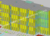 China Architectural and Structural Engineering Designs , High Level Office Steel Structure Building for sale