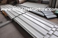 China Lightweight Industrial Metal Roofing Sheets 0.14-1.5mm Thickness 125mm Wave Distance Corrugated Steel Building Material for sale