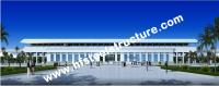 China OEM Prefabricated Steel Commercial Buildings with 90m Single-Span Truss and Q235/Q345 Grade Steel Construction for sale