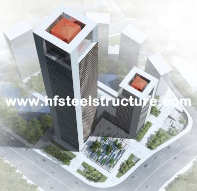 China Industrial Prefabricated Steel Frame Building Q235 Q345 Multi-Storey Structure Custom Design for sale