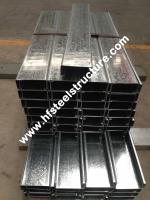 China Galvanized C Purlin Steel Building Kits For Construction Material / Bracket for sale