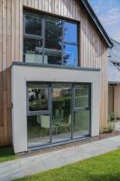 China Max Size 3660mm x 18000mm Sound-Insulated Steel Windows and Doors for Quiet Space for sale