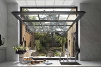 China Stylish Steel Windows With Modern Design Elements / Heavy Duty Window With Steel Frame for sale