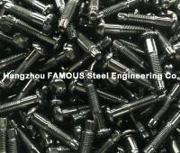China Plain , Black , Zinc-Plate Screw Bolt Steel Buildings Kits With Hop Dip Galvanizing for sale