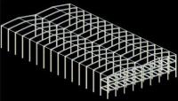 China Q235 , Q345 Industrial Steel Buildings Prefab Light With Detailing And Fabrication for sale