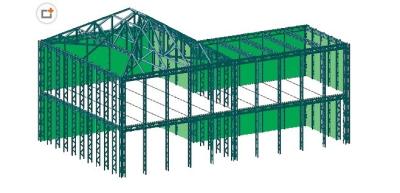 China Pre Engineering Industrial Steel Buildings Fabrication Used As Workshop Warehouse for sale