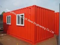 China Famous Pre - Engineered Building Practical 20ft Container House For Living House for sale