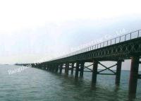 China 321-Type & 200-Type Bailey Steel Bridge - Single/Double Lane Prefabricated Construction with Q345B Steel Material for sale
