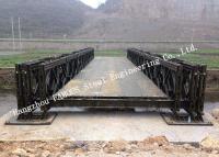 China Hot Galvanized Double Lane Bailey Bridge 200 Type | Q345B Steel Construction | Custom Load Capacity Design for sale