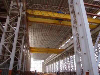 China Wide Span High Eave Pre-Engineering Industrial Steel Warehouse Workshop Buildings for sale